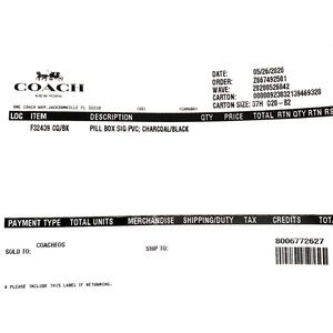 Coach | Accessories | Coach Pill Box Signature Canvas Holds 3 Bottles ...